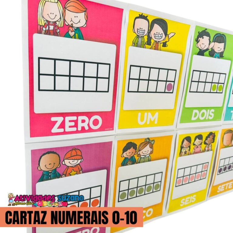 Kit de Cartazes Numéricos: Aprenda Números com Cor e Diversão! – Loja ...