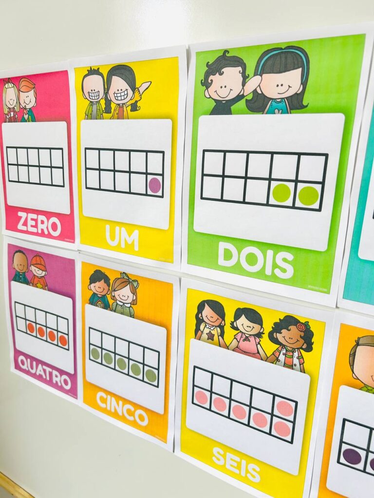 Kit de Cartazes Numéricos: Aprenda Números com Cor e Diversão! – Loja ...