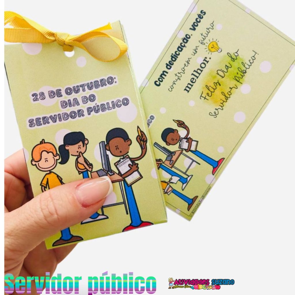 Caixinha e Cartão – Dia do Servidor Público – Loja atividades Suzano