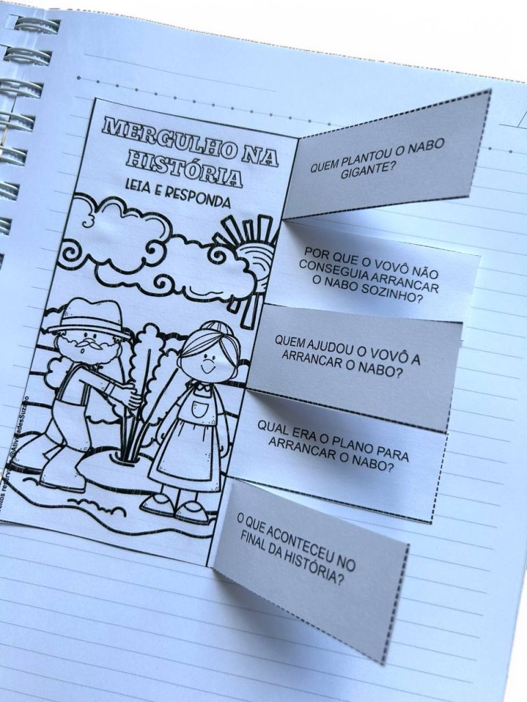 Atividades Pedagógicas – O Nabo Gigante – Loja atividades Suzano