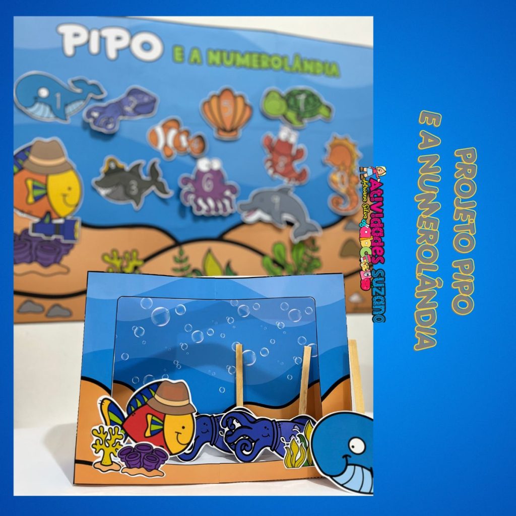 PIPO E A NUMEROLÂNDIA – Explorando Números e Animais Marinhos: Uma ...
