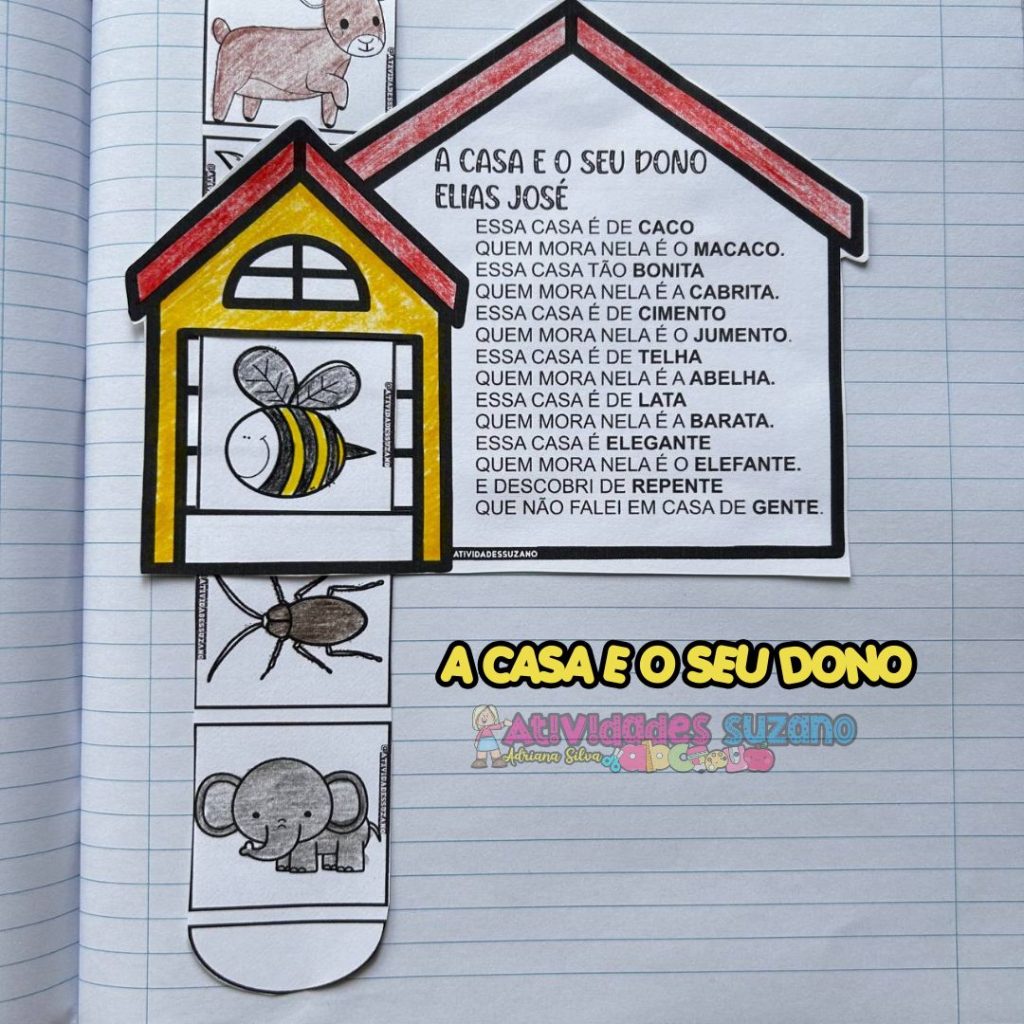 Kit Atividades “A Casa e Seu Dono” + Moradias (Educação Infantil e 1º ...