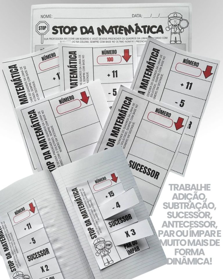 STOP DA MATEMÁTICA! – Loja atividades Suzano