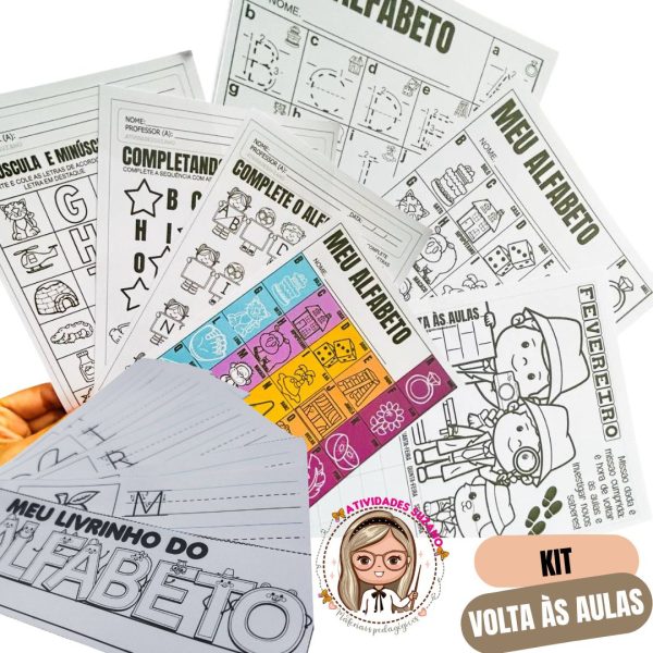 Kit Completo de Atividades de Alfabetização para a Volta às Aulas ...